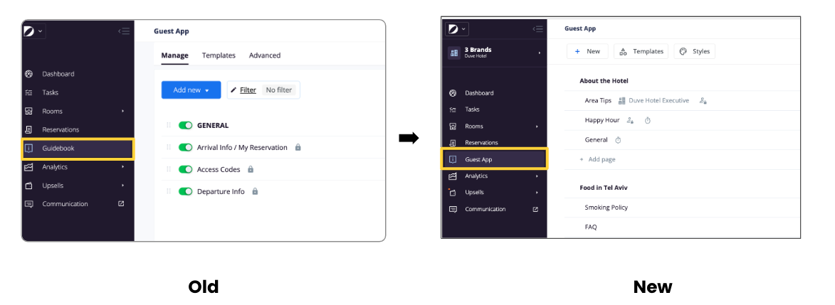 Guest App Builder Migration for Existing Customers – Duve