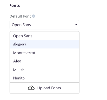 New! Guest Facing Custom Fonts – Duve