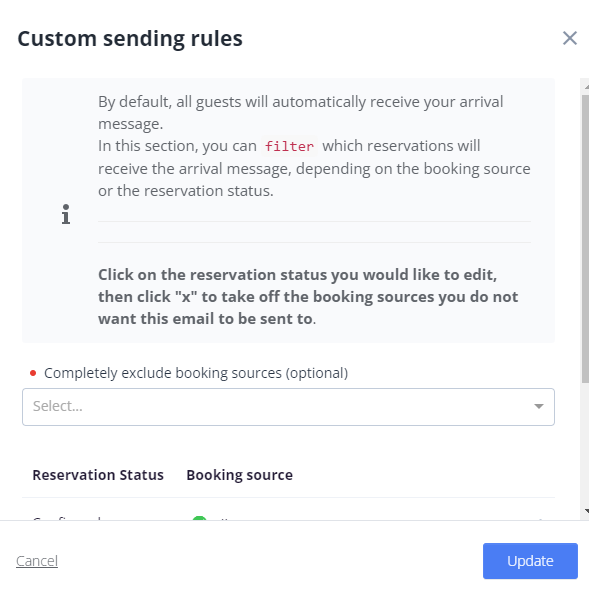 Arrival Email – Duve
